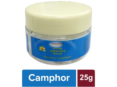 Patanjali Aastha Camphor 25 gm - Buy Kapoor Online